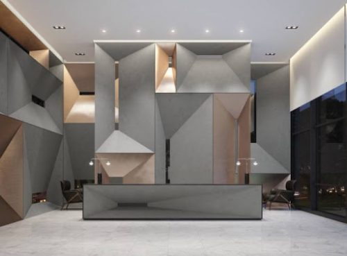 Đá Solid Surface LG S103 Concrete Gray Hàn Quốc - Đá Hà Thành